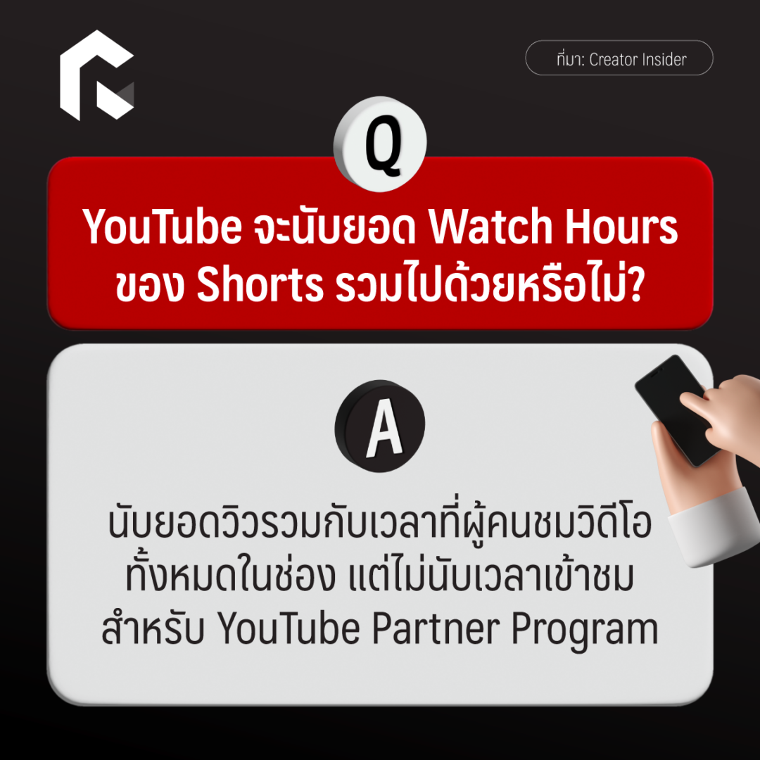 รวมมิตร 6 คำถามยอดฮิตเกี่ยวกับ 'YouTube Shorts'