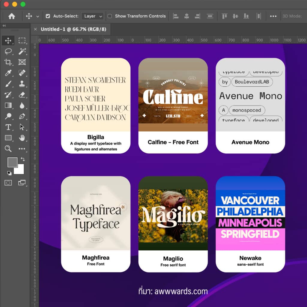 แจกคัมภีร์ฟรี 100 ฟอนต์ ! ที่สายกราฟิกต้องลองปี 2022