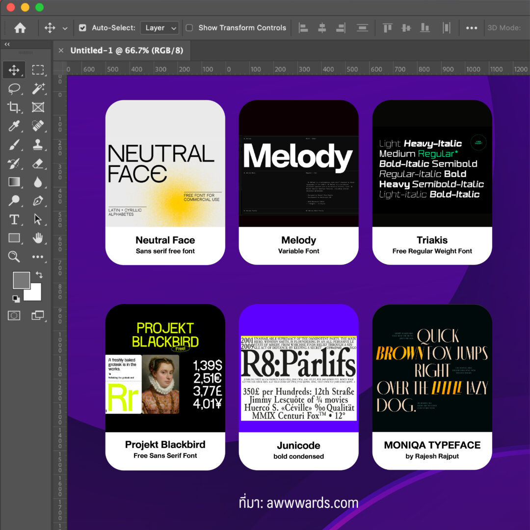 แจกคัมภีร์ฟรี 100 ฟอนต์ ! ที่สายกราฟิกต้องลองปี 2022