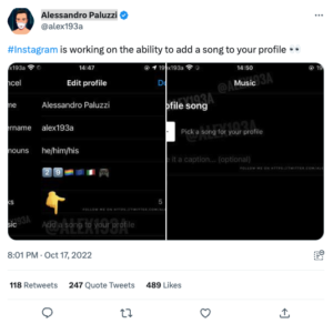 Instagram ใส่เพลงหน้าโปรไฟล์ได้แล้ว! ย้อนวัยสมัย Hi5