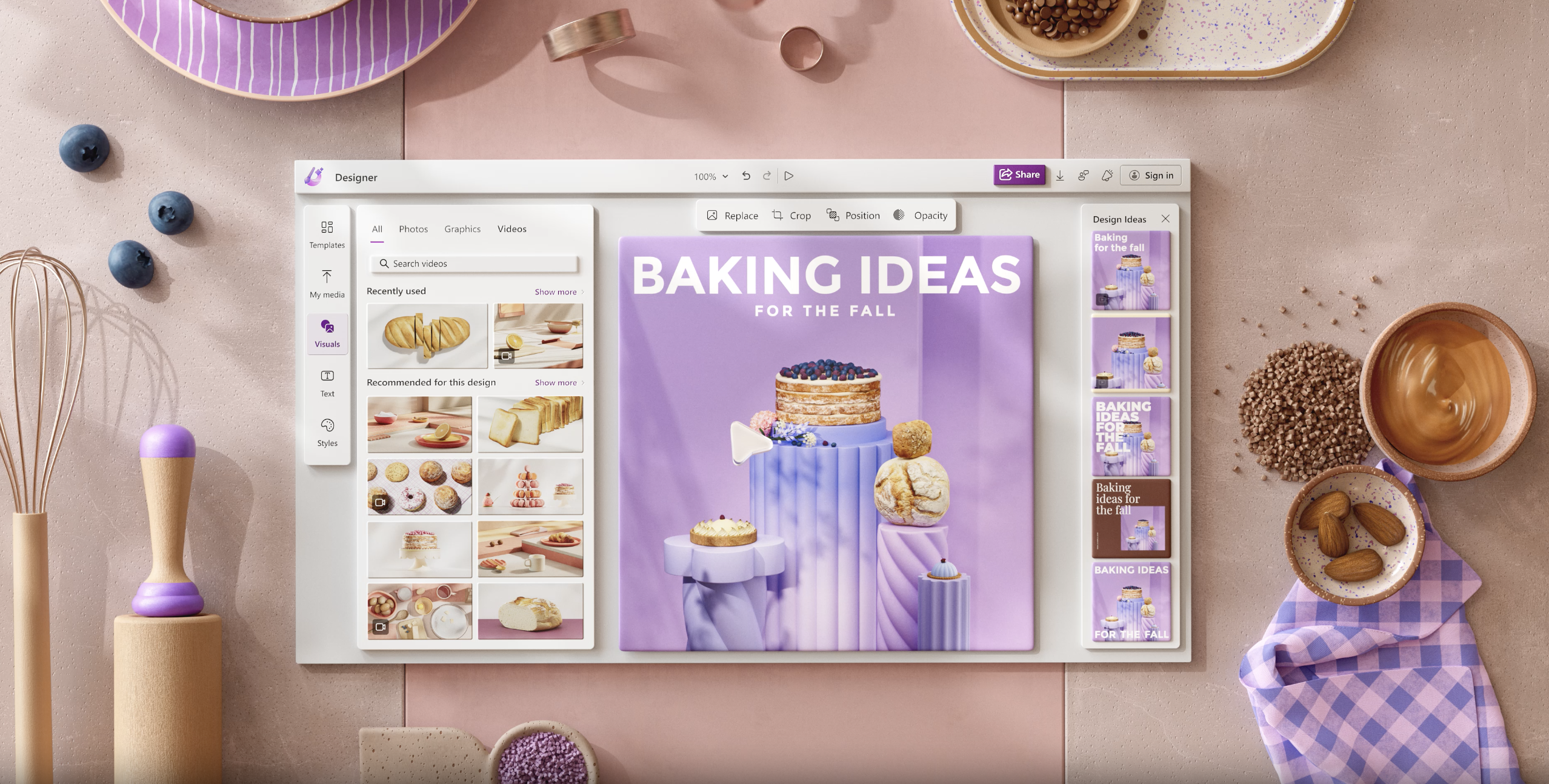 Microsoft Designer พร้อมท้าชน Canva เน้นสร้างงานด้วย AI แบบ ChatGPT