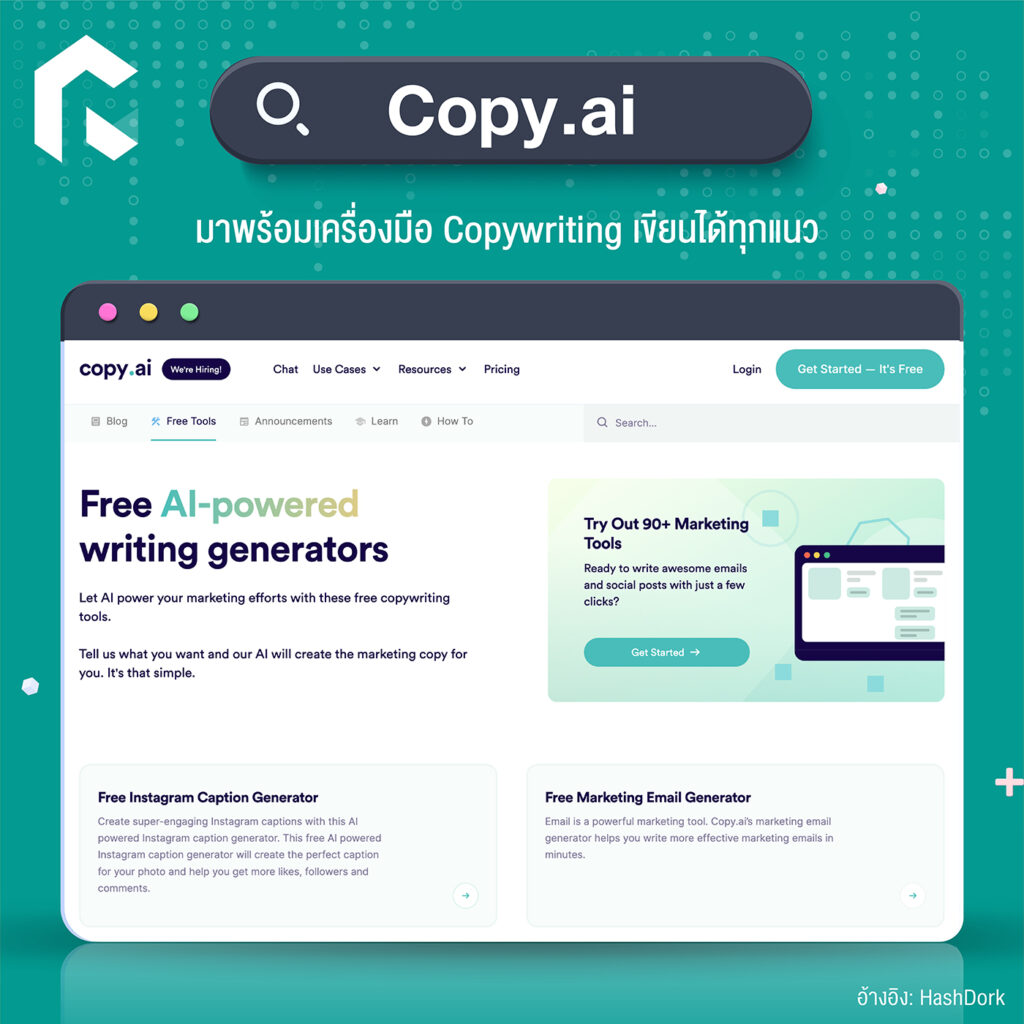 รวม 12 เว็บไซต์ AI Writing Generator สำหรับสายเขียน