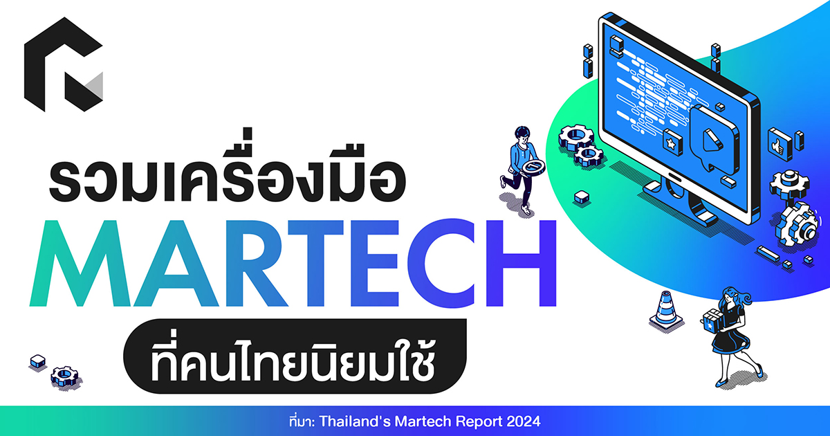 รวมเครื่องมือ MarTech ที่คนไทยนิยมใช้ จาก Thailand's Martech Report 2024