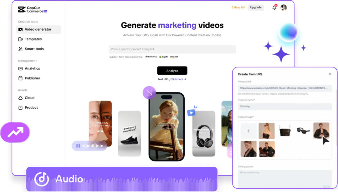 CapCut เปิดตัวแพ็กเกจ 'Commerce Pro' ฝังลิงก์ในคลิป, เพิ่ม AI Avatar ช่วยขายสินค้า และฟีเจอร์ ...