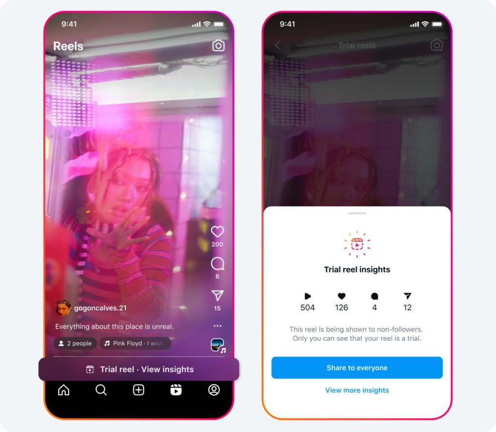 Instagram ย้ำฟีเจอร์ 'Trial Reels' ช่วยครีเอเตอร์เพิ่มยอด Reach คอนเทนต์ เข้าถึงคนดูที่ไม่ได้กด ...