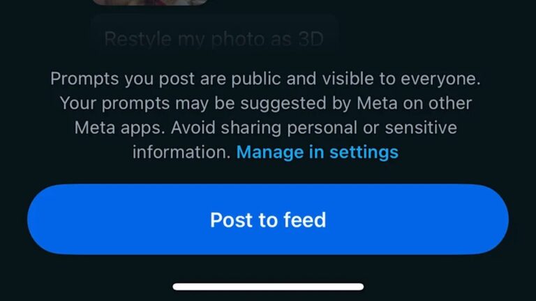 Meta AI ออกมาเตือน! อย่าแชร์ข้อมูลส่วนตัวบนแอป หลังหลายคนกดแชร์แชตลง Discover Feed ที่ทุกคนเห็น