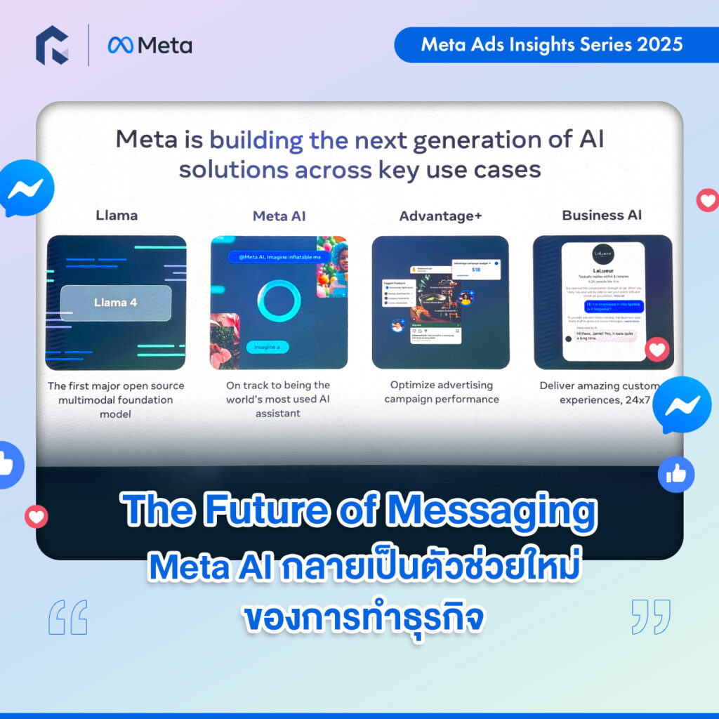 Meta Ads Insights Series 2025: Future of Messaging and AI อินไซต์ดัน ...