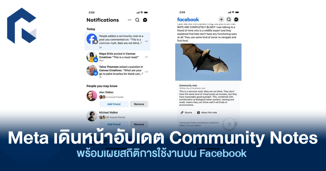 Meta เดินหน้าอัปเดต Community Notes พร้อมเผยสถิติการใช้งานบน Facebook